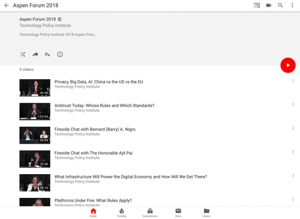 TPI Aspen Forum Panel and Keynote Videos Posted - Publications - The Technology Policy Institute